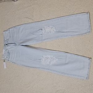 WeWoreWhat | Jeans | Nwt Weworewhat Mid Rise Distressed Straight Leg ...